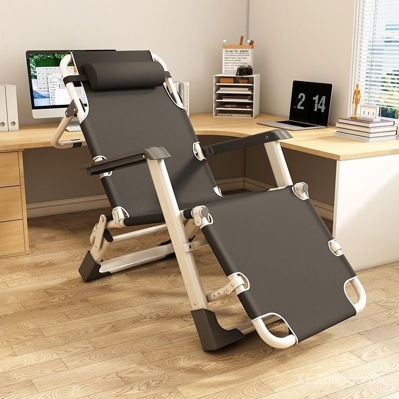Folding Bed Folding Backrest Reclining Home Lunch Break Chair Lazy Bed ...