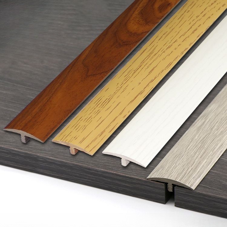 Self-adhesive wood floor door pressing strip T-shaped edge closing ...