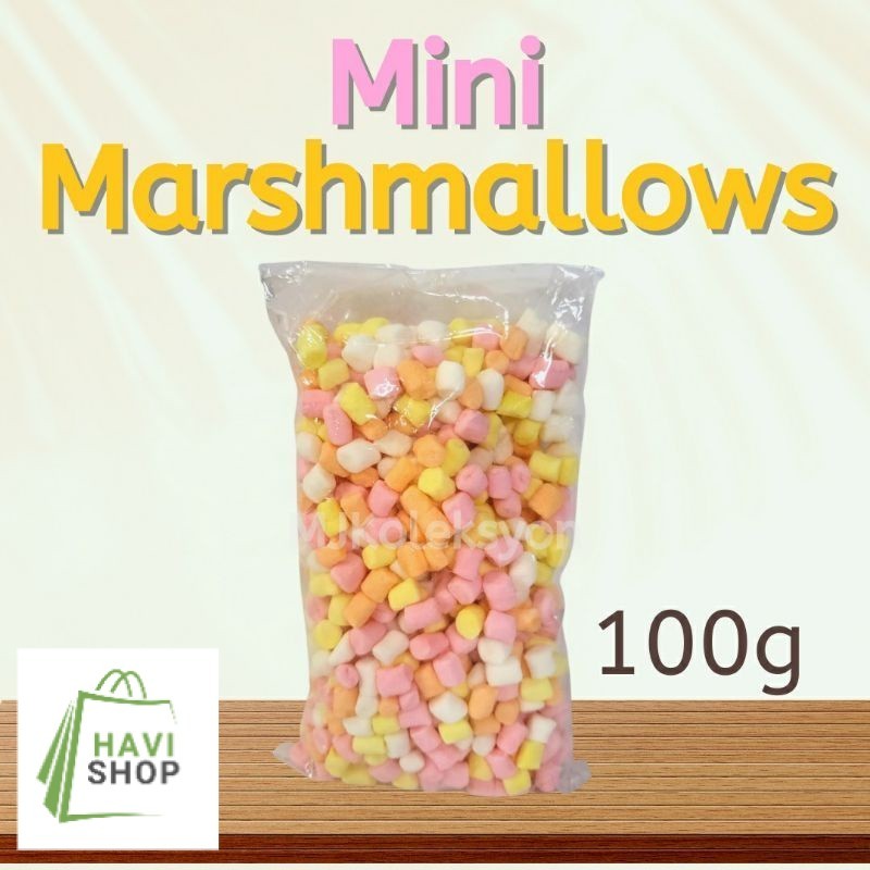 Mini Marshmallow Assorted Color Candy Cupcake Toppers Cookie Ice Cream ...