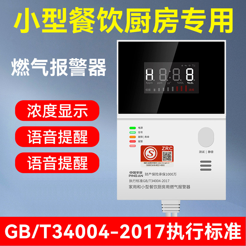 Gas Alarm Commercial Restaurant Liquefied Gas Leak Detection Industrial ...
