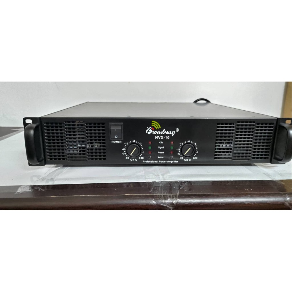 Broadway Power Amplifier NVX-10 800Wx2 | Shopee Philippines