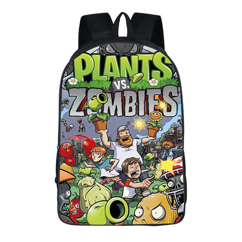 Plants Vs Zombies Backpack Primary And Secondary School Students ...