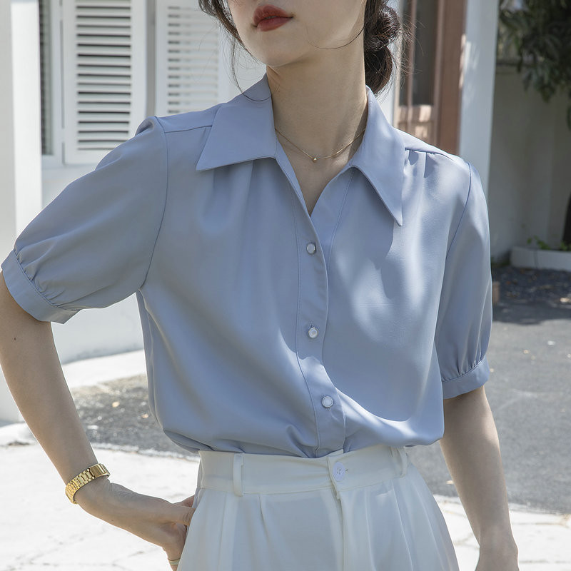 Chiffon Shirt Women Spring Summer Design Niche New Style 2025 French ...