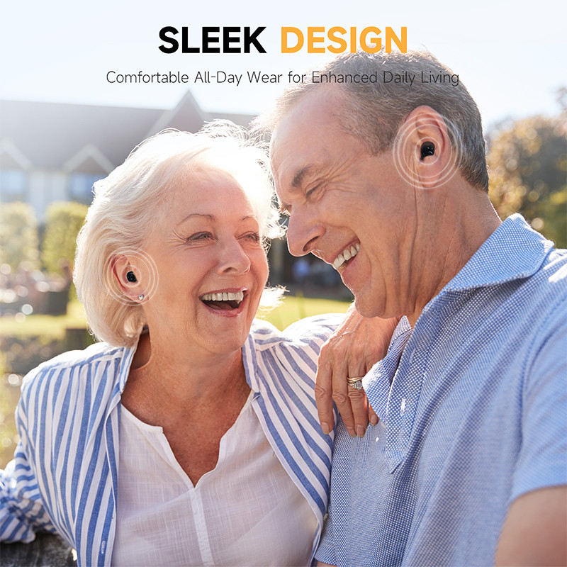 BRITZGO/STAETAS Hearing Aid Rechargeable Mini Amplifier Audiphone ...