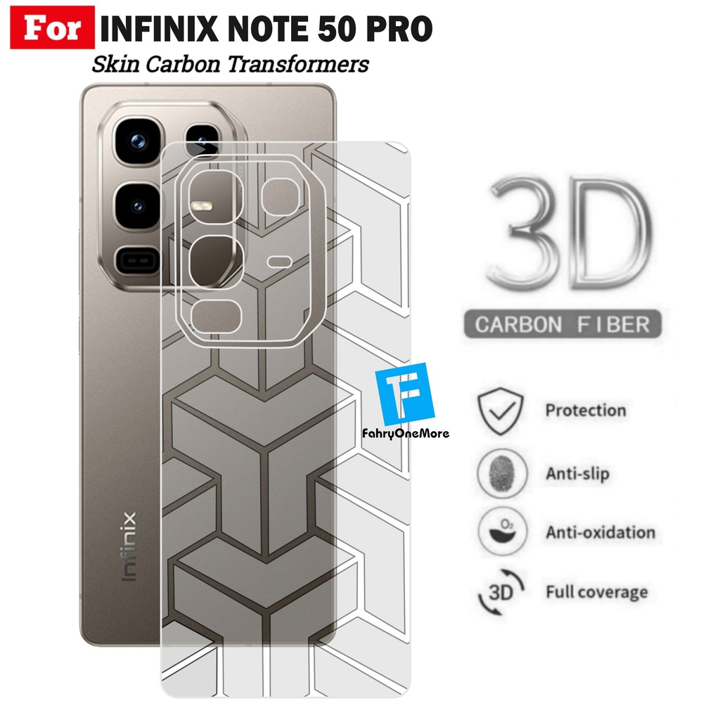 Infinix Note 50s 50x 50 Pro 4G Garskin Carbon Skin with Transformers ...