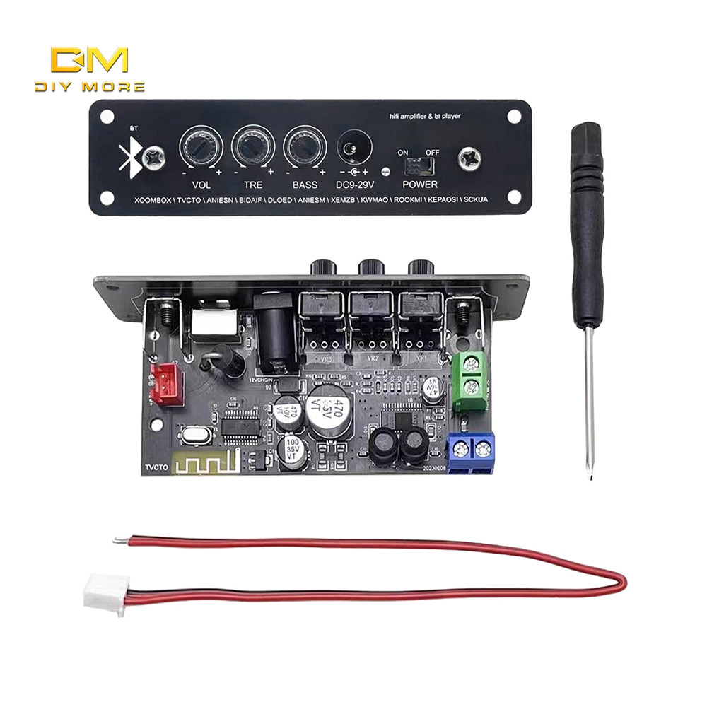 DIYMORE DC 12V HIFI High Bass BT 5.1 Amplifier Board Audio Car ...
