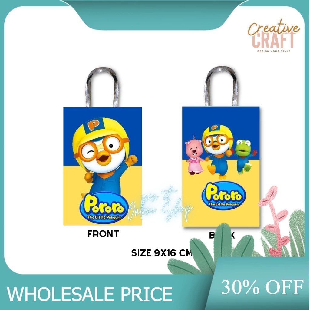 CCRAFT 4E0F Pororo Theme Happy Birthday Mini Party Supplies | Shopee ...