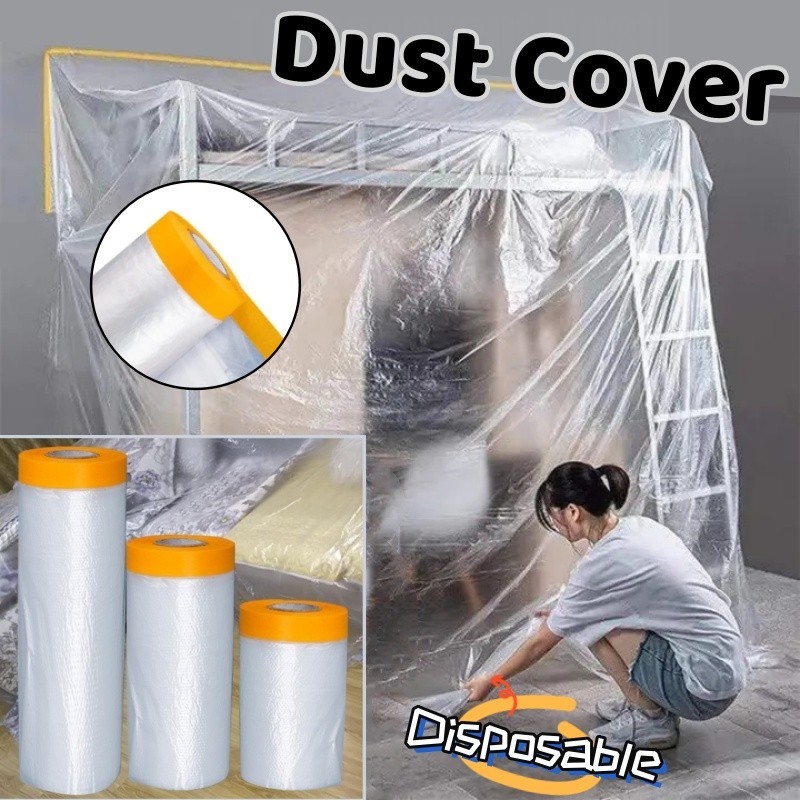 Plastic Furniture Dust Cover Disposable Transparent Dustproof Cloth ...