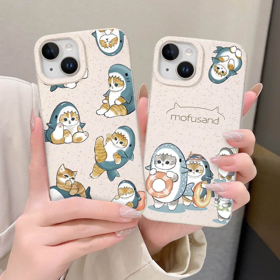 Mofusand Cat Case oppo A18 A60 A17 A57 A77 4G A96 A16 A16S A74 A55 A54 ...