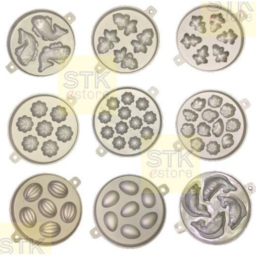 Acuan Bahulu Aluminium / Aluminium Mould 7'' / Acuan Kuih Cara | Shopee ...