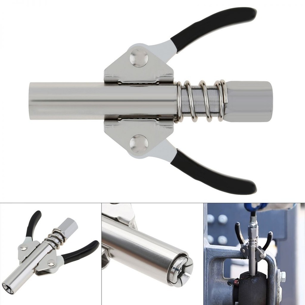 10000 PSI Grease Gun Coupler Lock Self-Locking Non-Leaking High ...