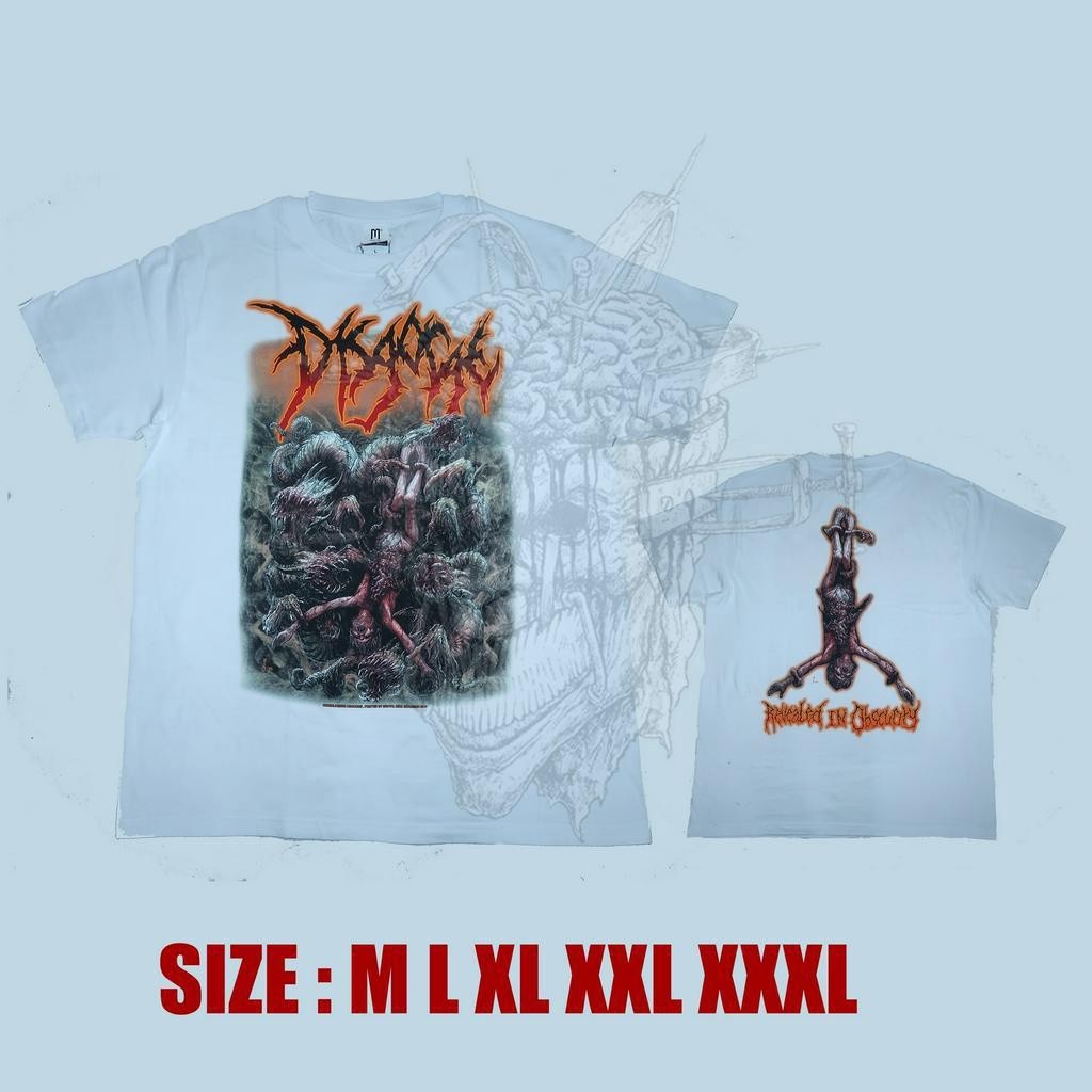Ts - DISGORGE - Revealed In Obscurity - White Shirt | Shopee Philippines