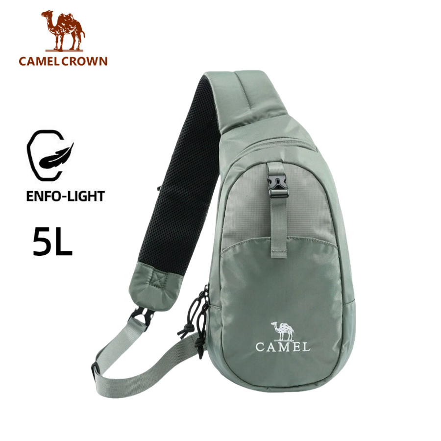 CAMEL CROWN 5L Waterproof Men's Crossbody Bag, Lightweight Chest Bag ...