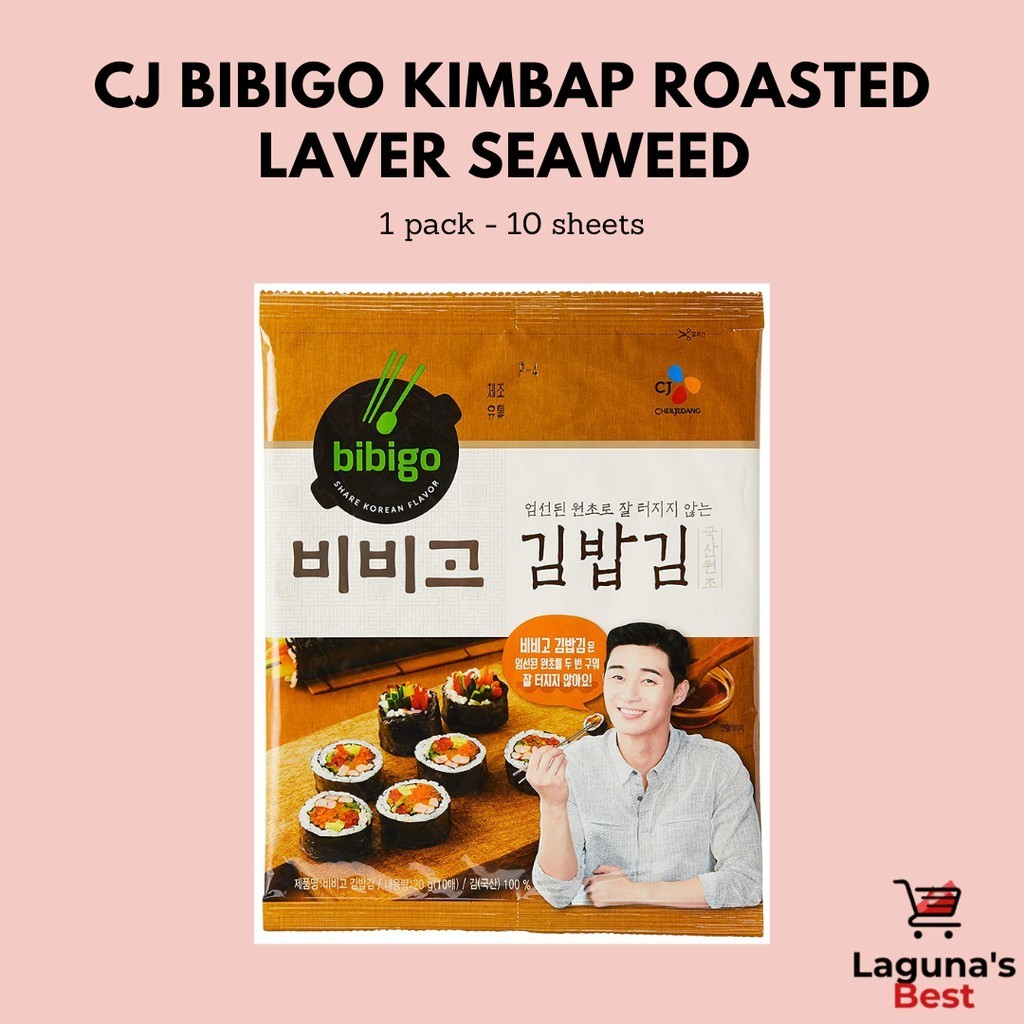 Bibigo Korean Seaweed Nori Wrapper (10 SHEETS) 1 pack | Shopee Philippines