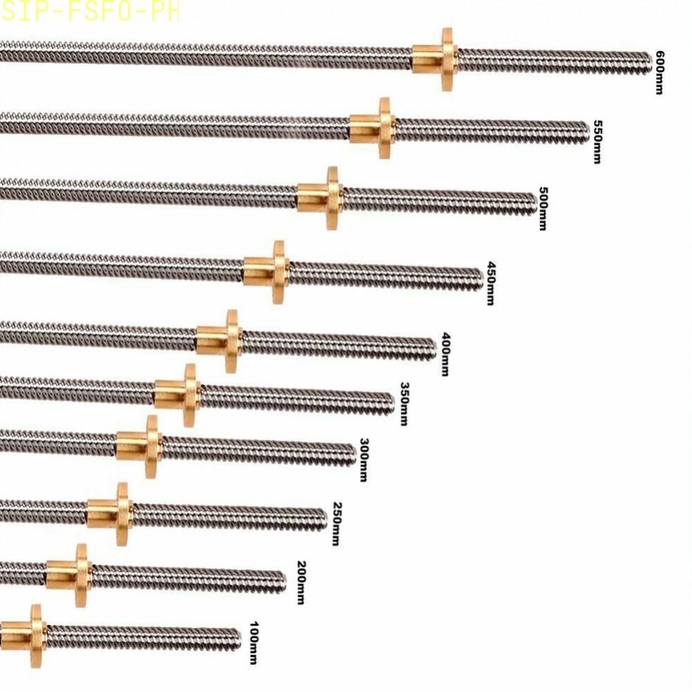 Corrosion Resistant 8mm Threaded Rod with Brass Nut for Smooth Machine ...