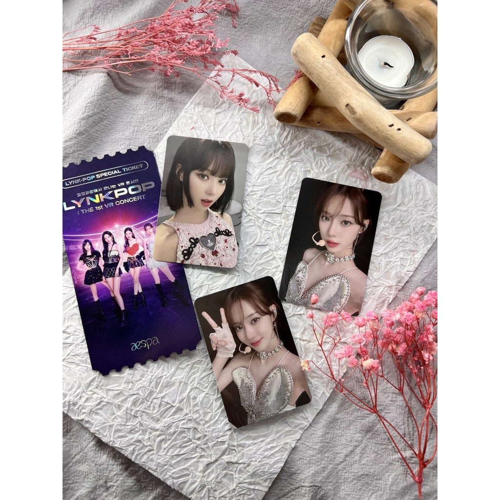 Aespa Zha Jin Winter Photocard Concert Random Card Online Winter ...