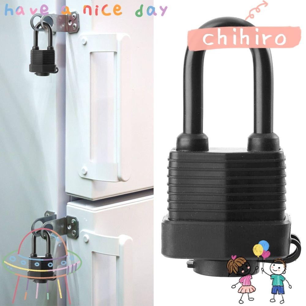 CHIHIRO1 Padlocks, Plastic Covered Rubber Waterproof Lock, Heavy-duty ...
