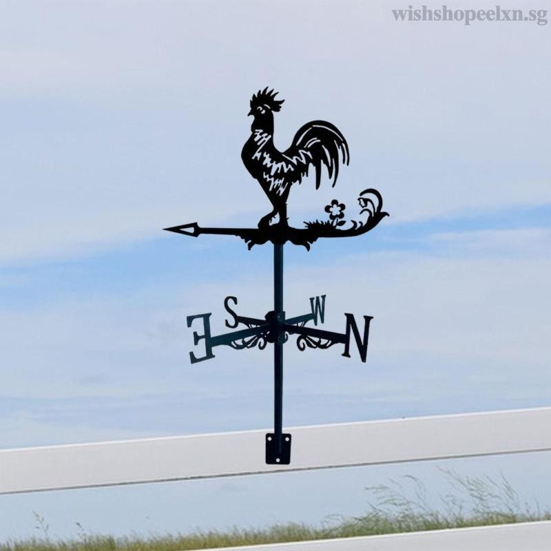 [Wishshopeelxn] Wind Direction Indicator Weathervane Yard Chicken ...