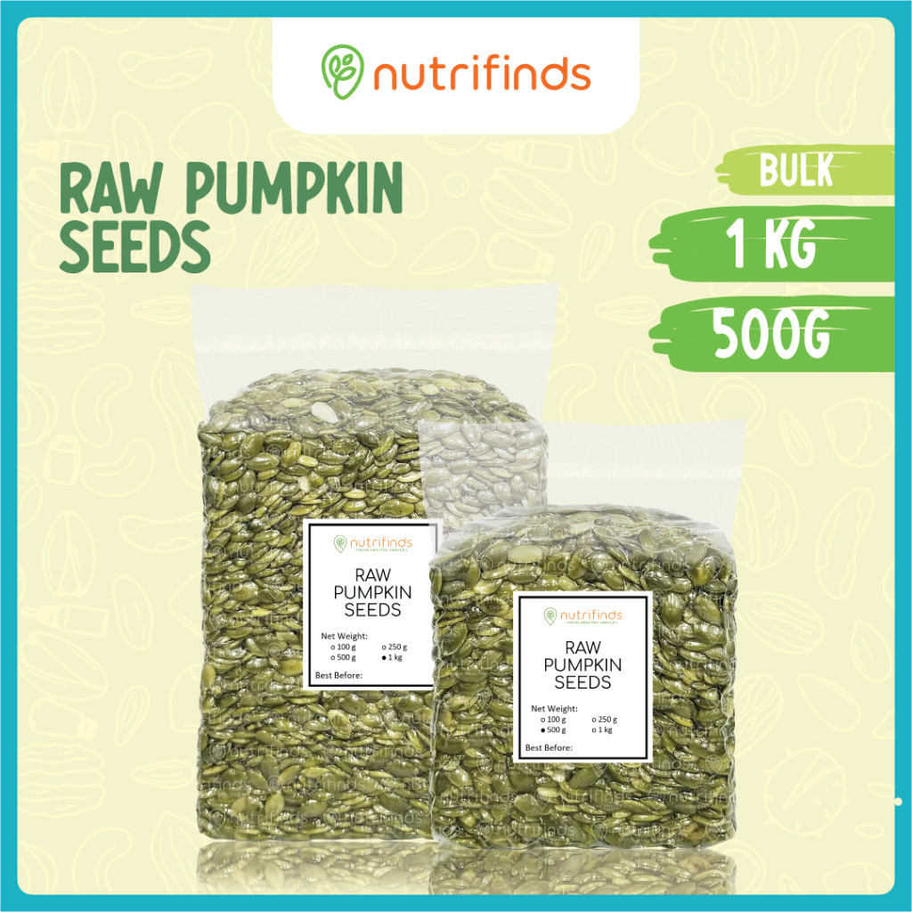 Nutrifinds® Raw Pumpkin Seeds - BULK | Shopee Philippines