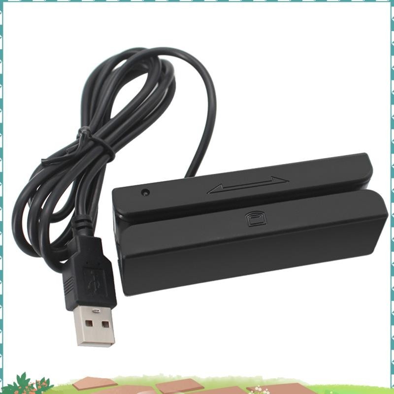 MSR90 USB Magnetic Strip Card Reading Machine Card Reader Stripe 3 ...