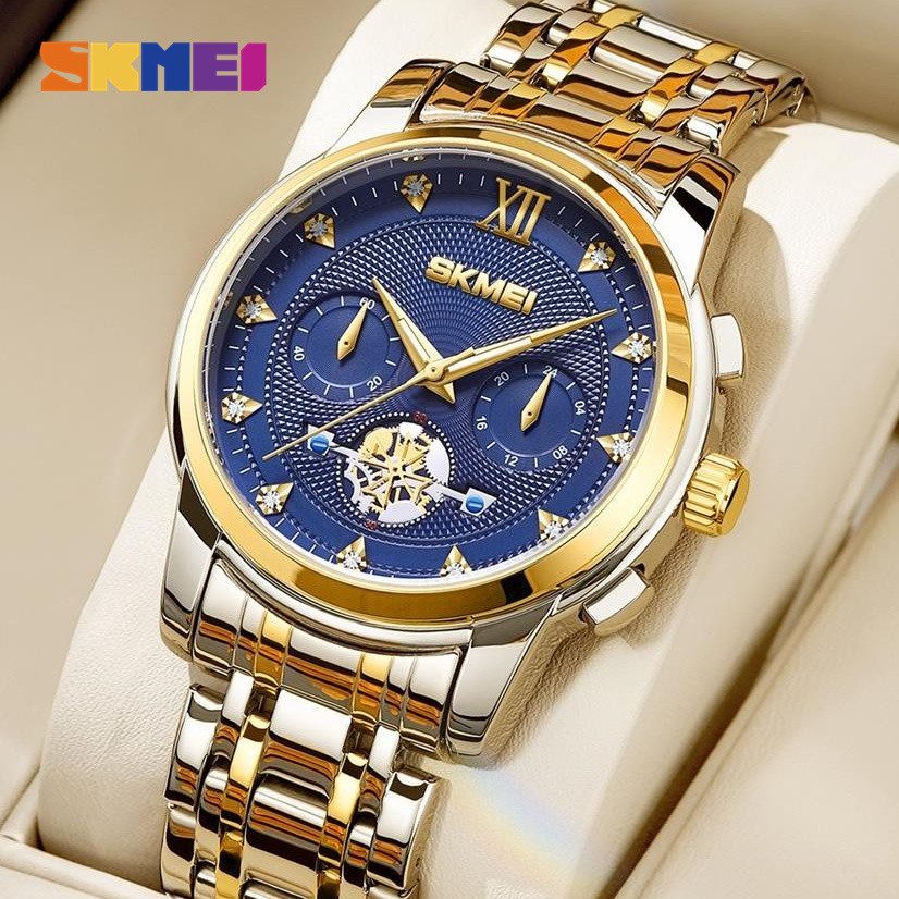 SKMEI Watch for Men Fashion 3ATM Waterproof Original Analog Stainless ...