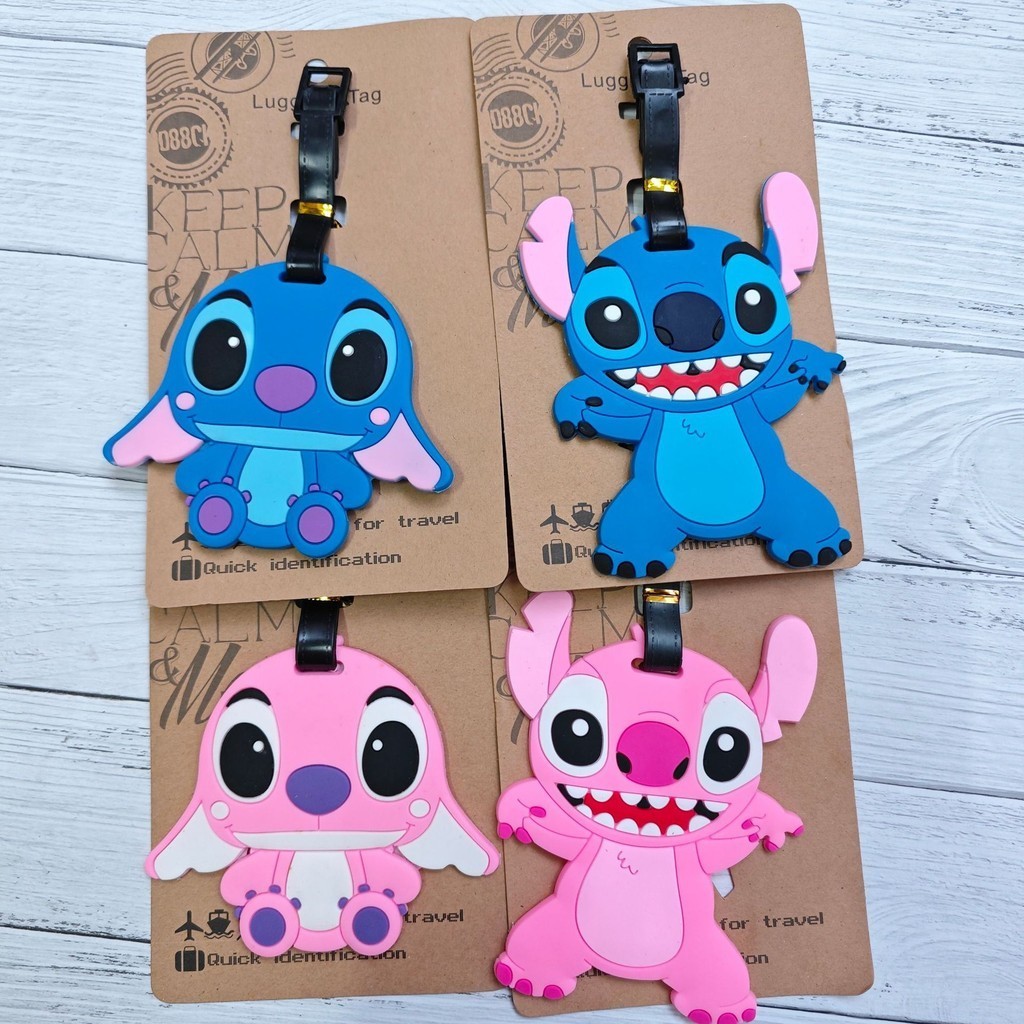 New Style Ready Stock Luggage Tag Drag Tag Stitch Pink Long Ears Stitch ...