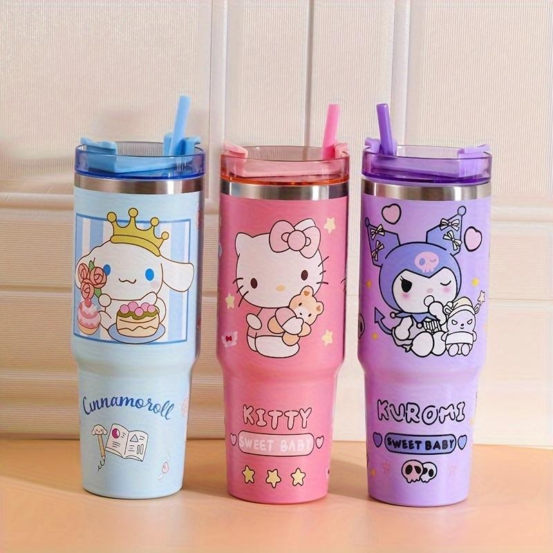 Korean Style Cute 304 Stainless Steel Tyeso Tumbler 900ml Large Capacity Thermos Bottle Cup ...