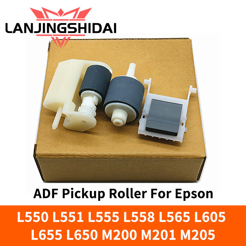 ADF Pickup Roller For Epson L550 L551 L555 L558 L565 L605 L655 L650 M200 M201 M205 Pick up ...