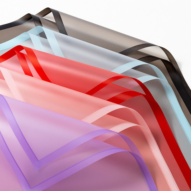 4Pcs 57*57cm Translucent Flower Bouquet Wrapping Paper For Florist ...