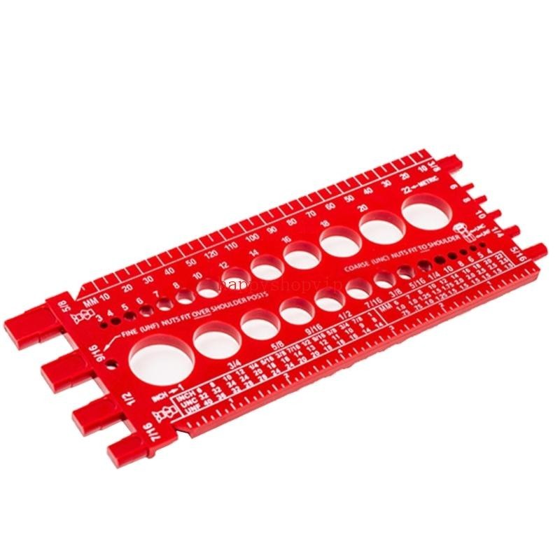 HSV Portable Nut And Bolt Drill Bit Thread Checker Screws Measuring ...