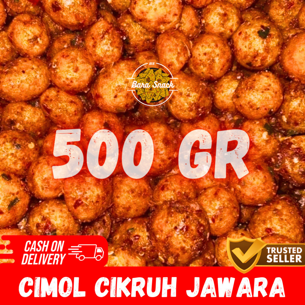[ 500gr ] Cikruh Spicy Dry Cimol / Crispy Cimol with Super Spicy ...
