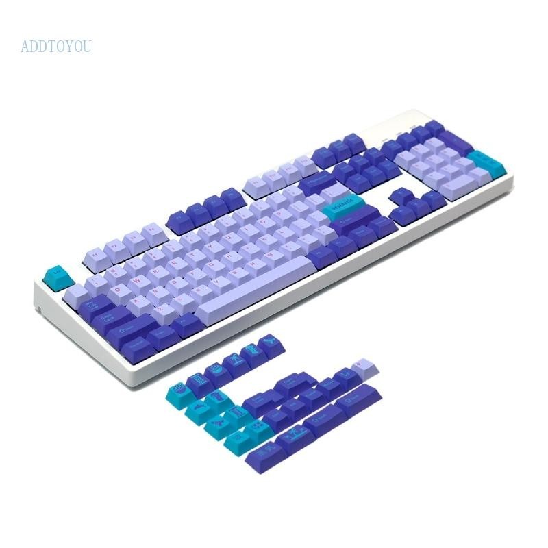 【3C】 Steam Wave Keycaps Cherry Profile 128 Keycaps for Cherry Mx ...