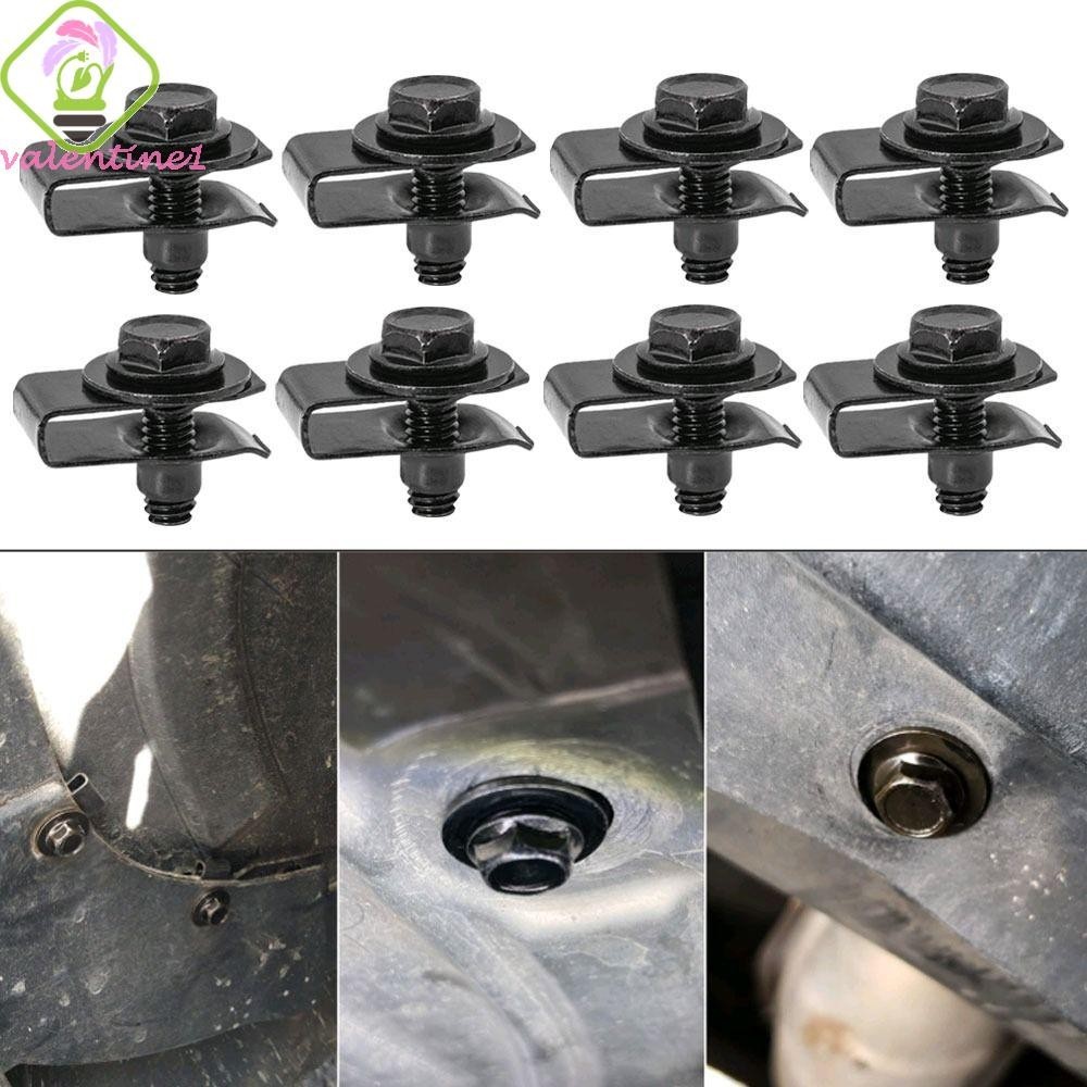 AVALENTINE 5/10pcs Car Body Bolts, M6 6MM Car U-nut Clips, Plate Fixing ...