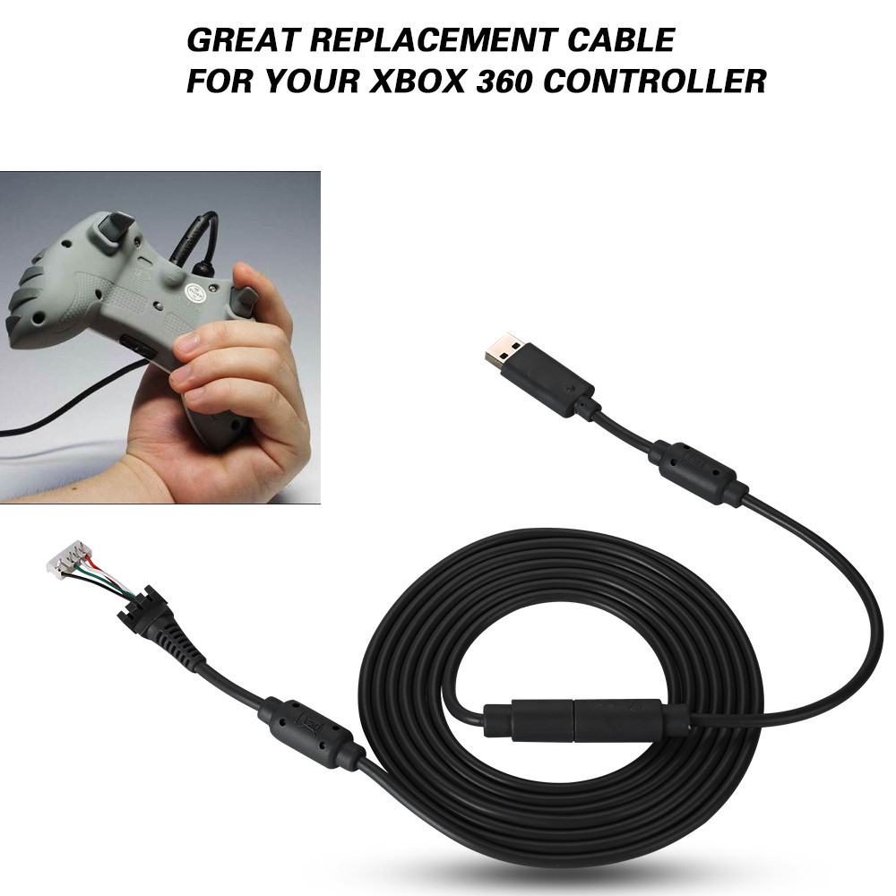 Ilike 5Pin USB Gamepad Cable Replacement Wire Game With Breakaway ...