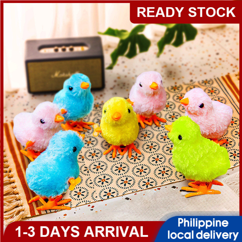 Keychild Wind Up Plush Chicken Toys Kids Walking Chicks Toy ...