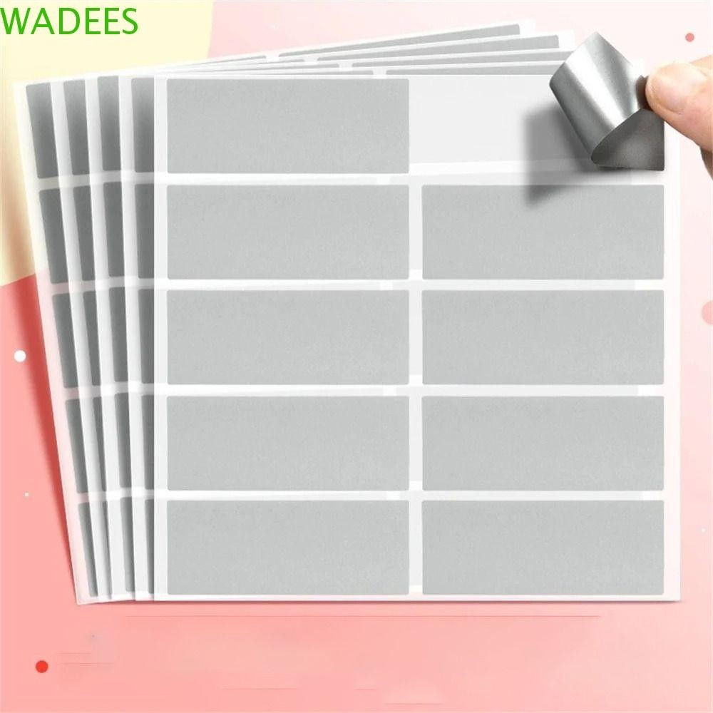 WADEES 100pcs Scraping Stickers Scratch Cards, Rectangular Funny ...