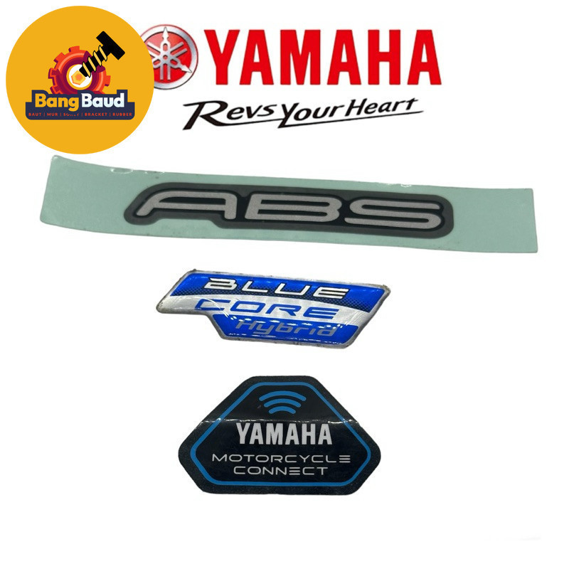 Yamaha ABS BLUE CORE EMBLEM Sticker YAMAHA CYCLE ORIGINAL | Shopee ...