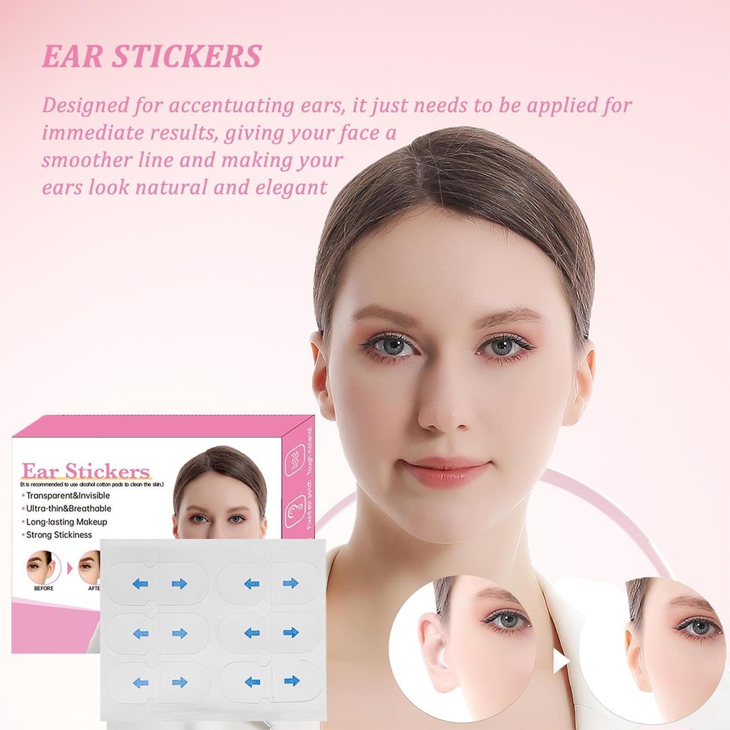 Invisible Ear Patches Ear Corrector Ear Tape Ear Stickers Pinning Back ...