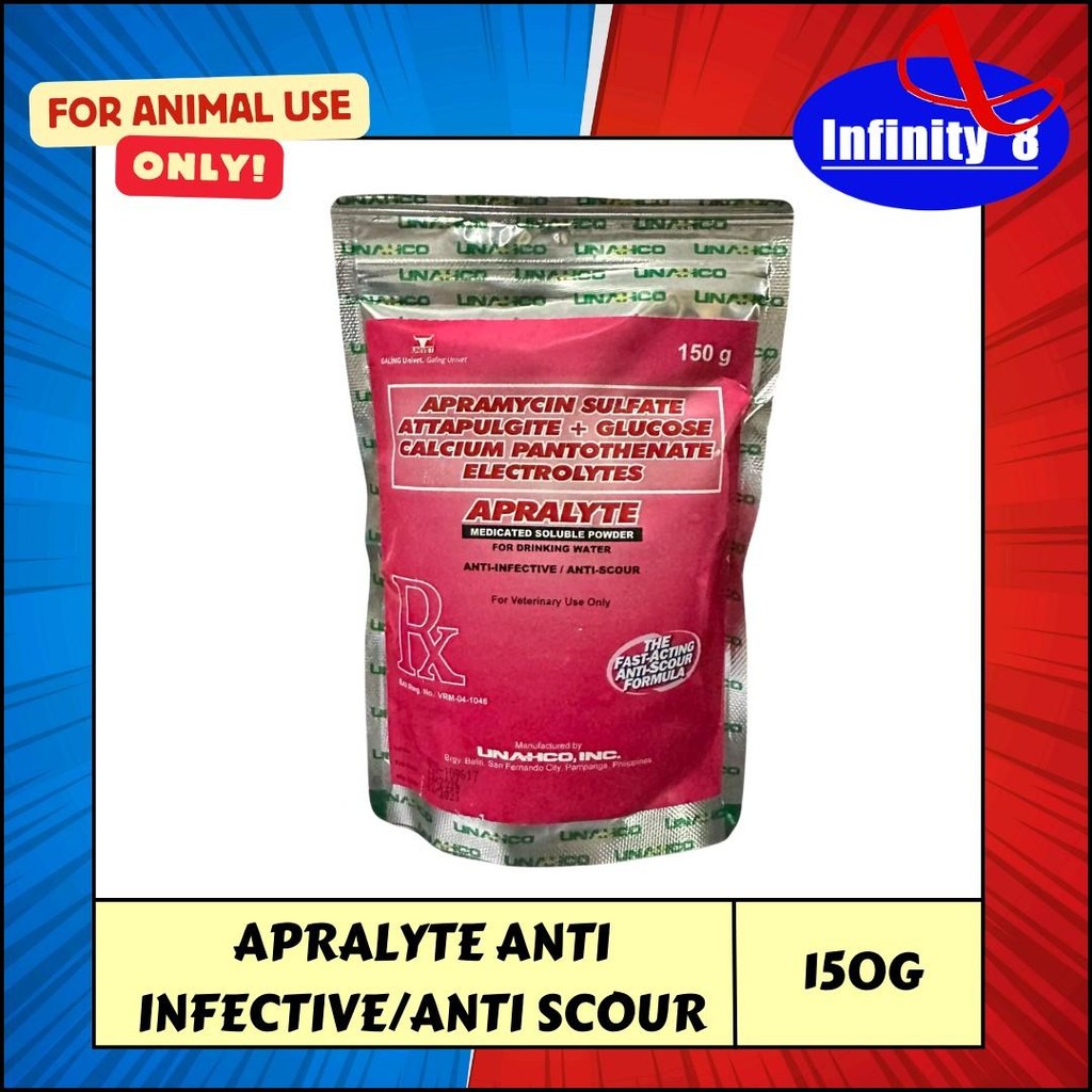 UNIVET APRALYTE ANTI INFECTIVE/ANTI SCOUR 150G | Shopee Philippines