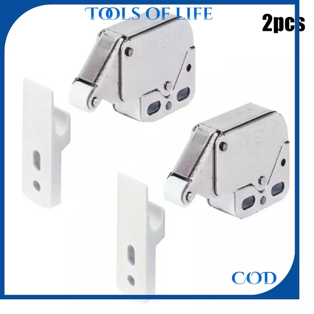 FSFO_Mini Touch Latch Automatic Spring Catch for Push To Open Cupboard ...