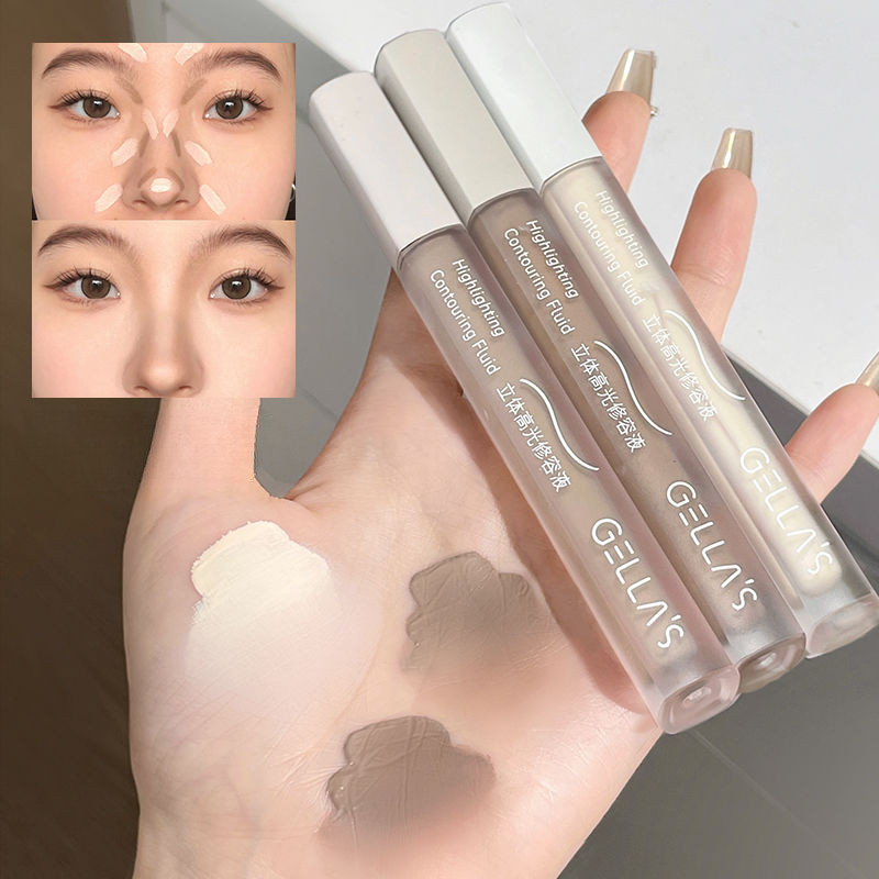 GELLA'S Contour Liquid Contour Three-piece Set Grey Brown Nose Shadow ...