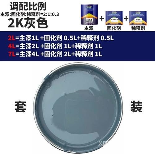 2K Glossy Car Paint Finished Product r Metal Paint Anti-Rust Paint ...