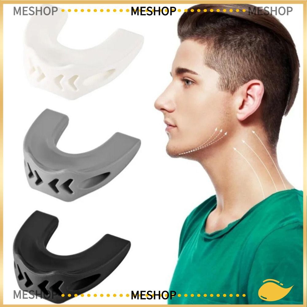 ME Jaw Exerciser, Facial Chew Bite Muscle Anti-stress Redefine Jawline ...