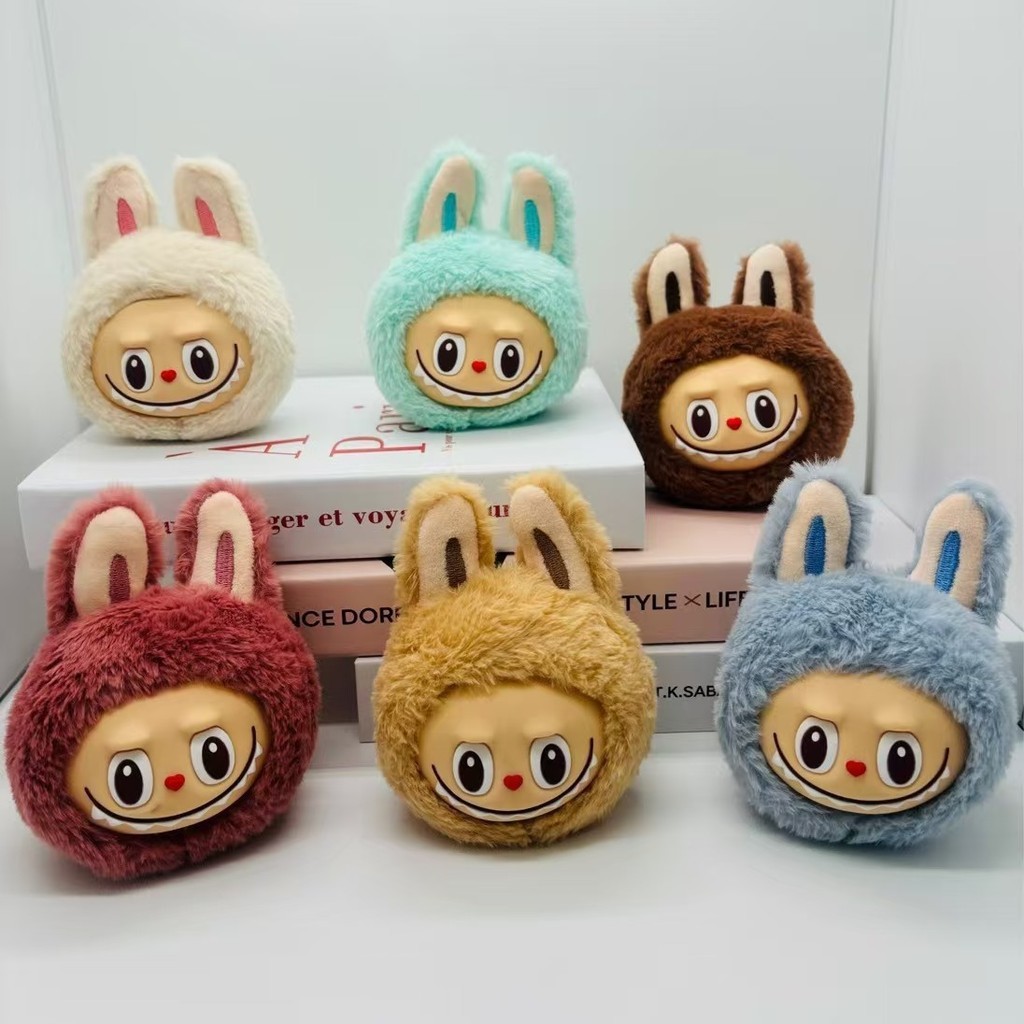 GANTUNGAN READY LABUBU VIRAL HEAD KEYCHAIN HANGING (RUBBER OPENING ...