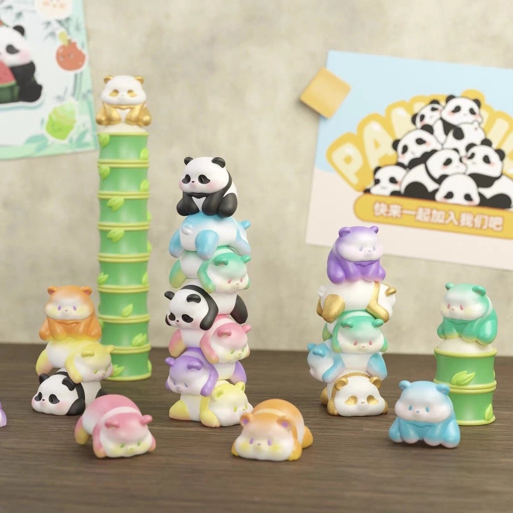 TOY WORTH Panda Dudu Magnetic Stacking Panda Cute Panda Blind Bag Blind ...