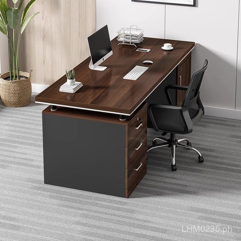 Boss Desk Large Board Desk Combination Desk Chair Modern High-end Feel ...