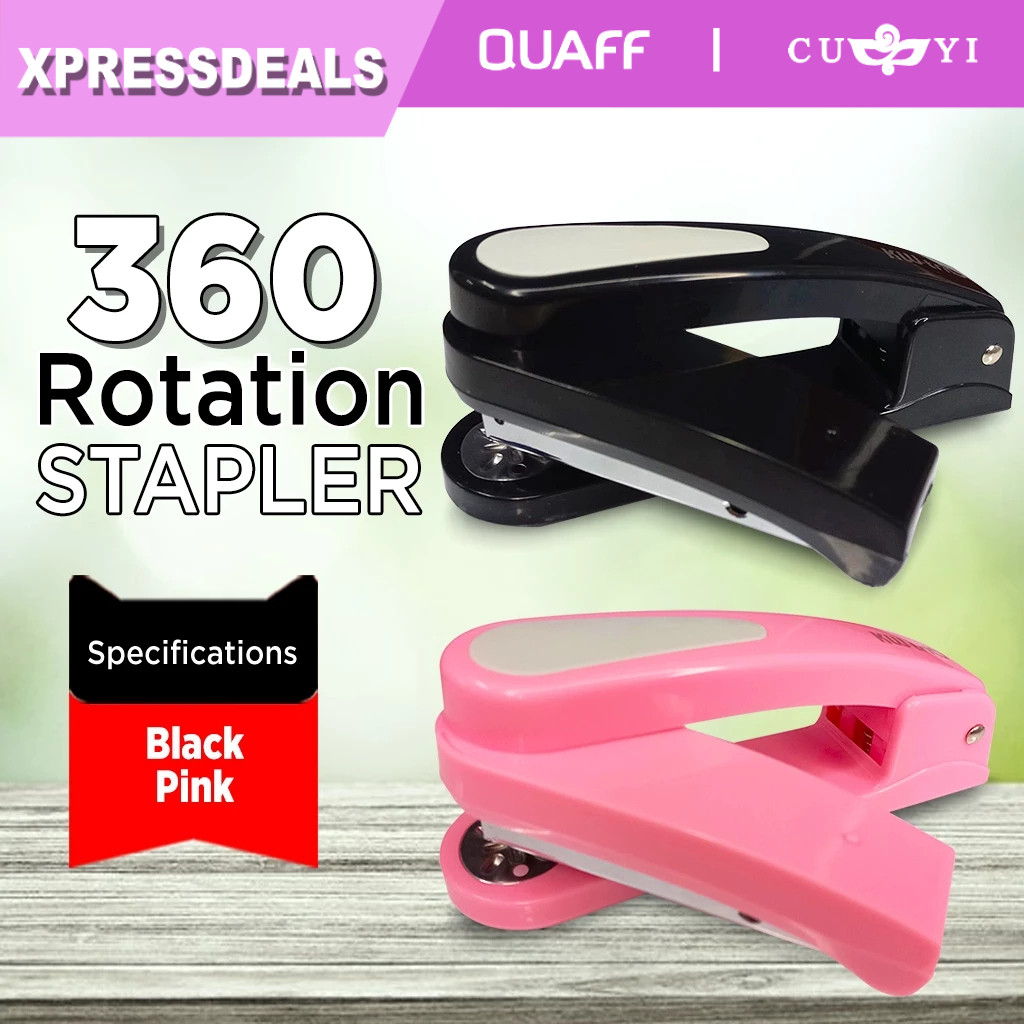 KW-TRIO 360 Stapler Rotation Heavy Duty Stapler 24/6 Staples Effortless ...