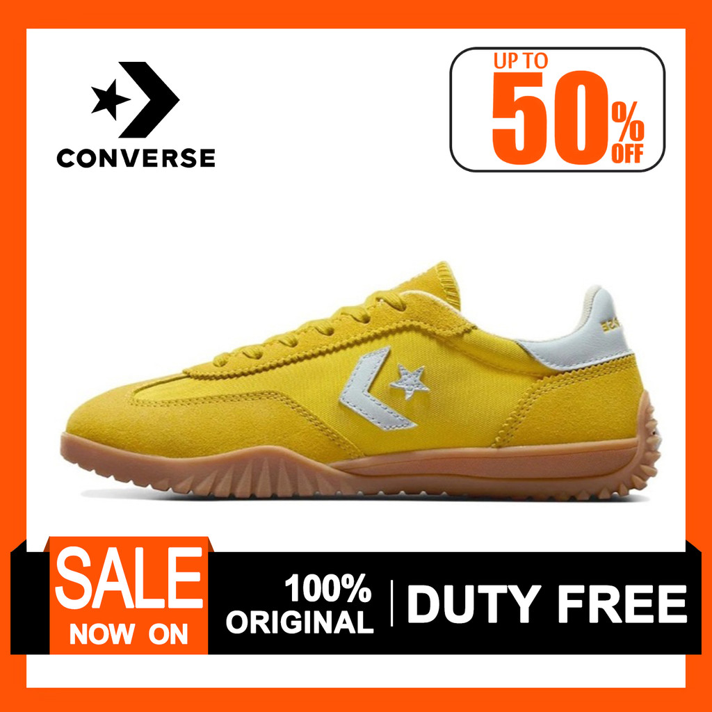 【100%Original】Converse Run Star Trainer Yellow Nylon Sneakers Unisex ...
