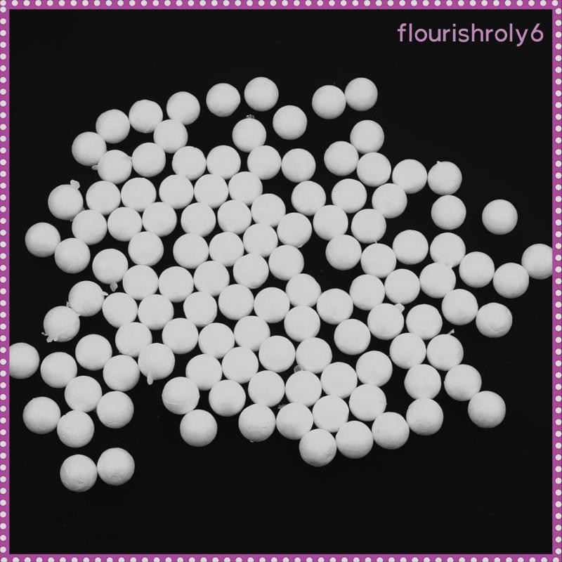 [flourishroly6] 100Pcs Blank White SOLID Polystyrene Balls - Foam ...