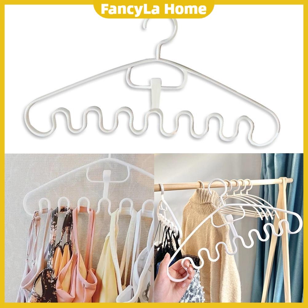 Wave Pattern Stackable Hanger, Multifunctional Space Saving Hanger, Non ...